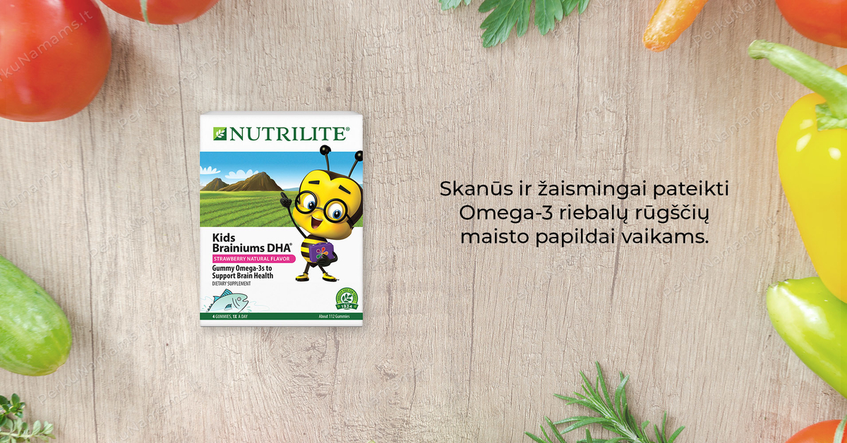 Omega-3 vaikams Nutrilite™ (122447) / Amway produktai / AMWAY produktai ...